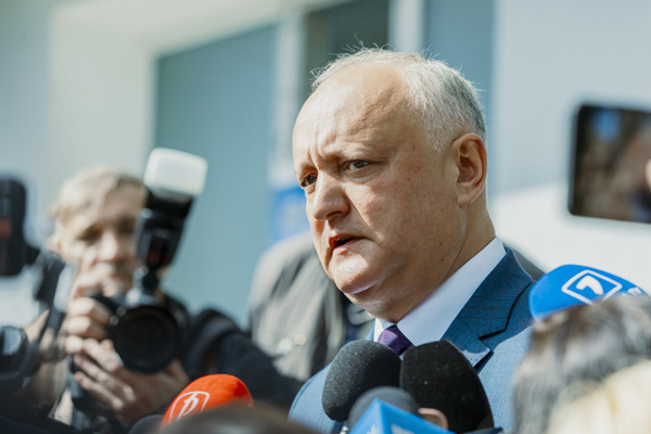 SOCIALISTS’ LEADER IGOR DODON CALLED ON SUPPORTERS TO DEMONSTRATE ON ...