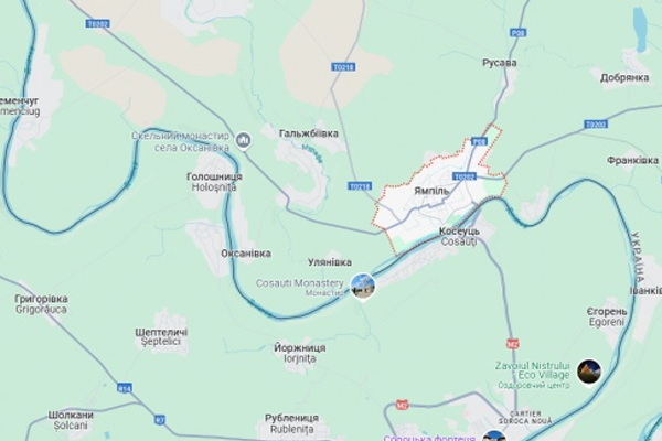 Dniester River Map Feel And Touch Map Of The Dniester River | Zoï